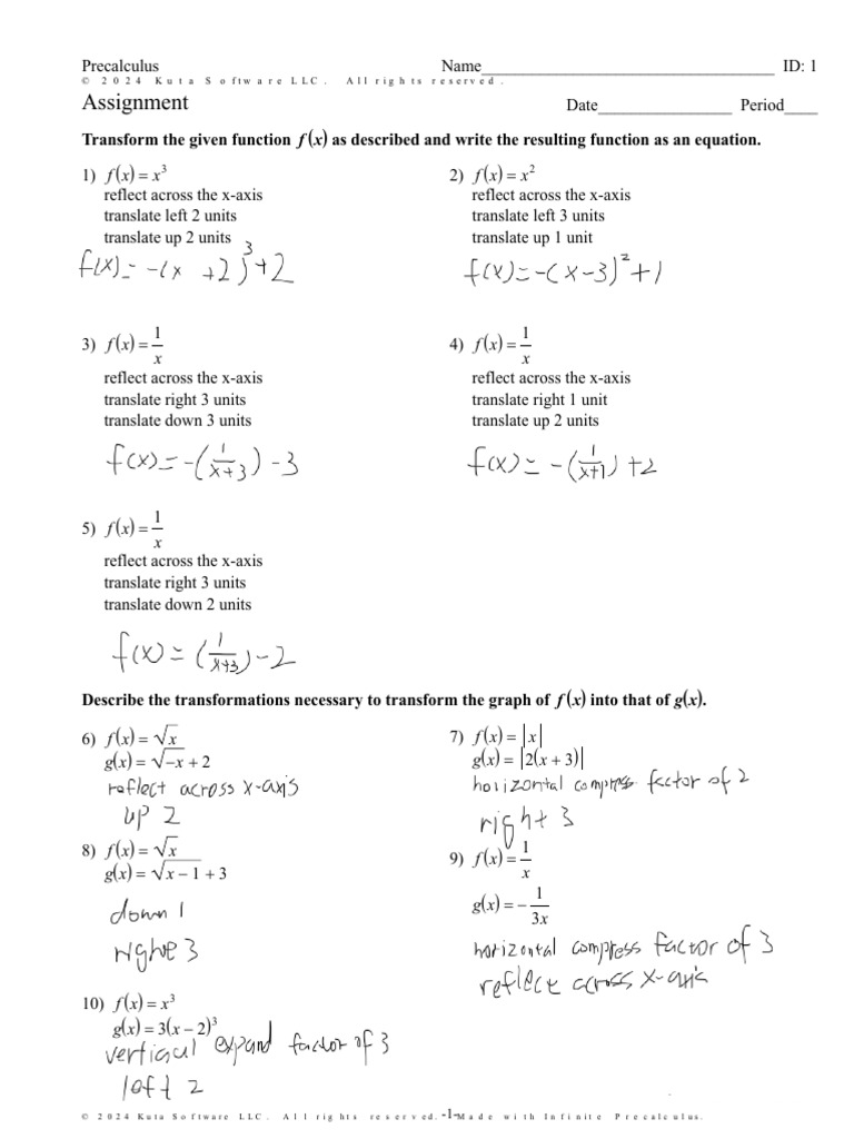 Chapter 1 Worksheet | PDF | Mathematics | Elementary Mathematics