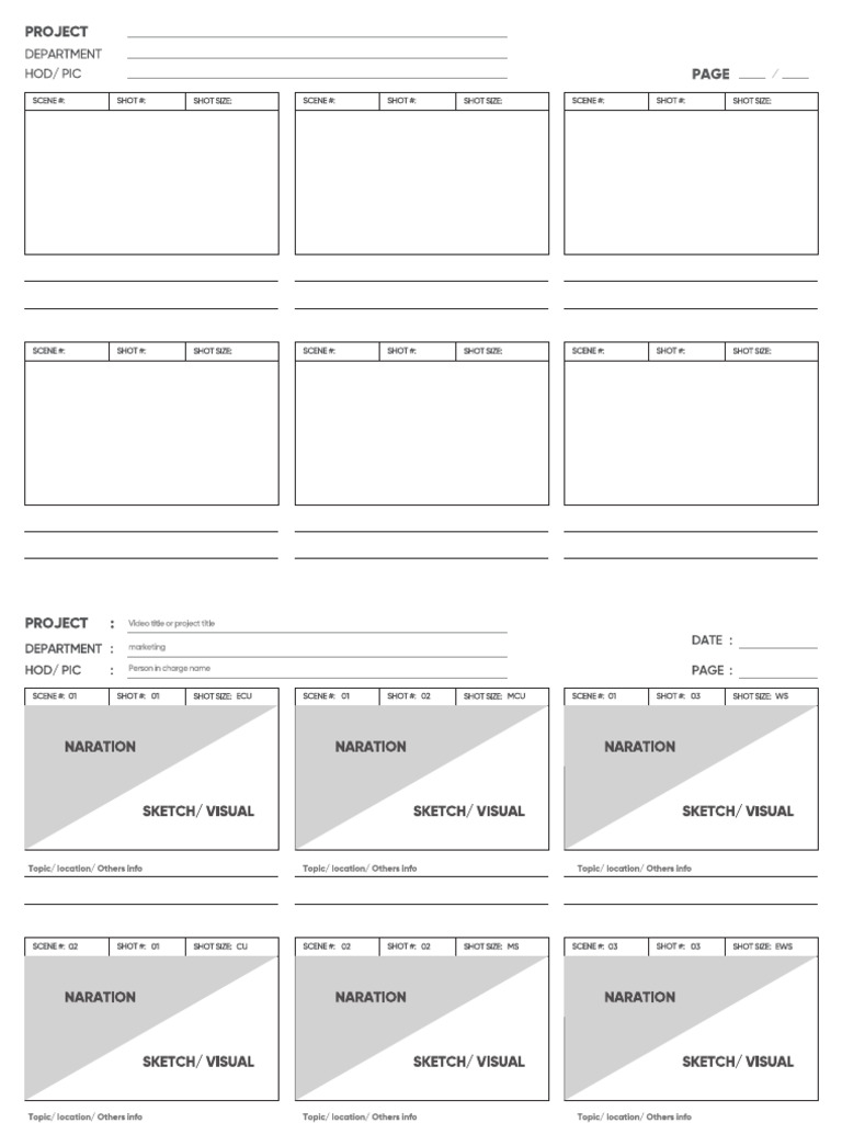 New Storyboard Format | PDF