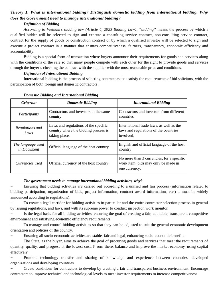 theory | PDF | Auction | Procurement