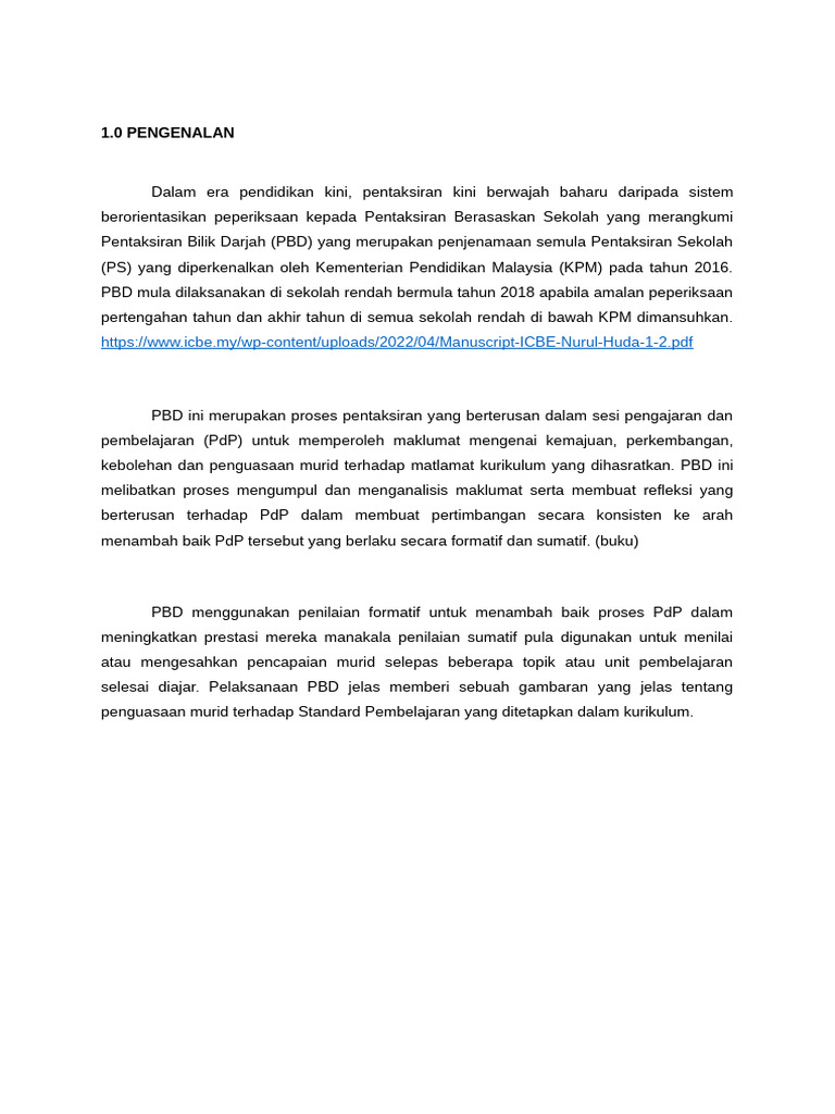 1.0 Pengenalan | PDF