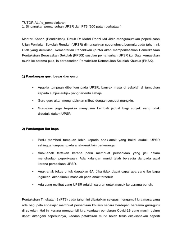 Tutorial M7 Falsafah | PDF