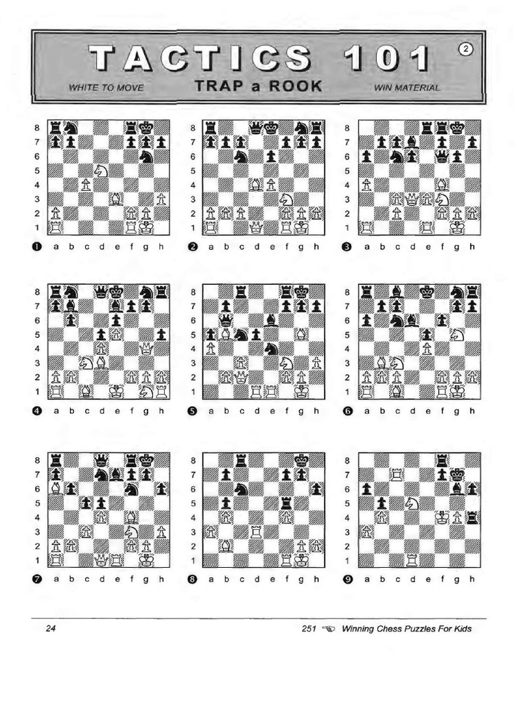 Tactics 02-Trap A Rook | PDF