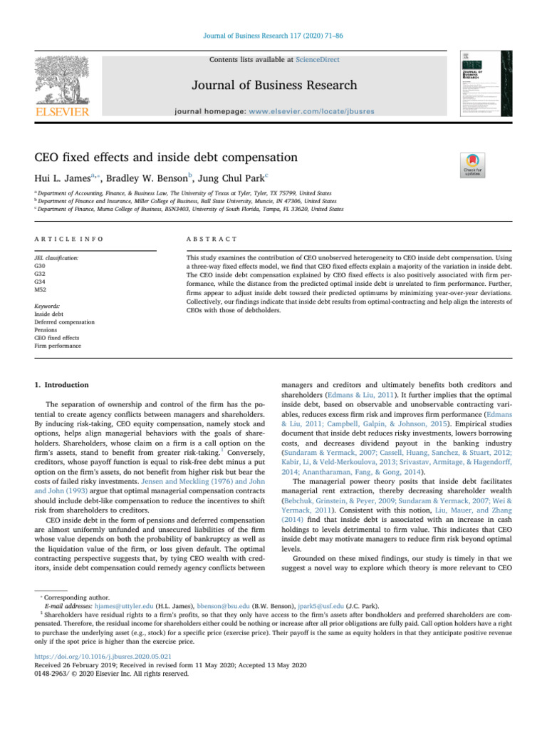 Jurnal 5 | PDF | Equity (Finance) | Fixed Effects Model