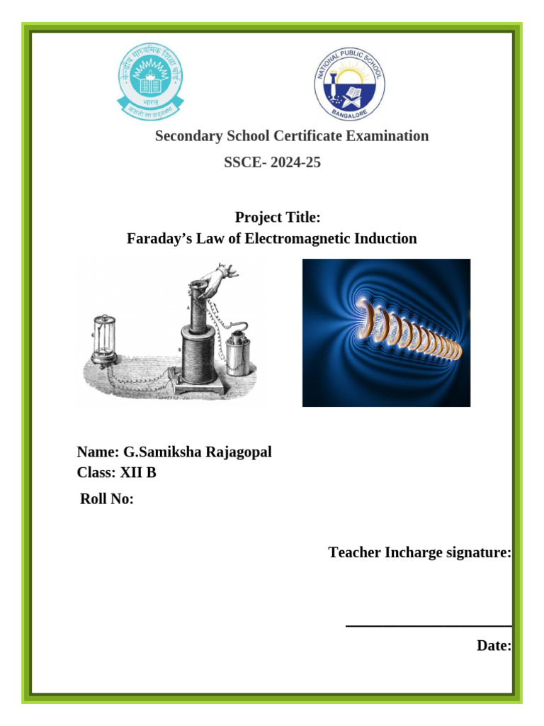 Biology Project. Grade 12 - PCOS | PDF | Electromagnetic Induction ...
