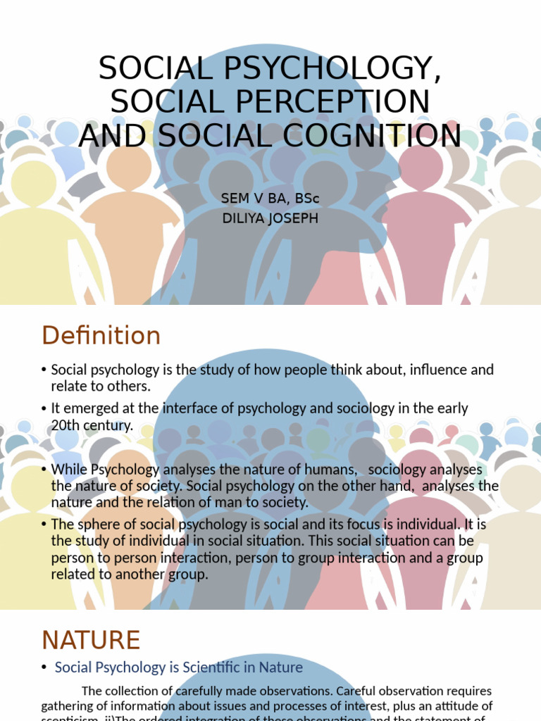 NEP Unit 1 Intro to Social Psy | PDF | Nonverbal Communication | Social Psychology