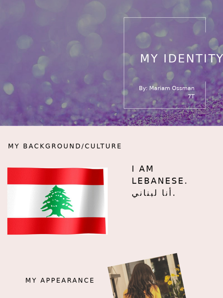 Arabic Identity Presentation | PDF