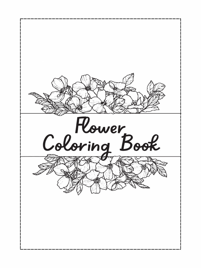 Flower Coloring Book | PDF