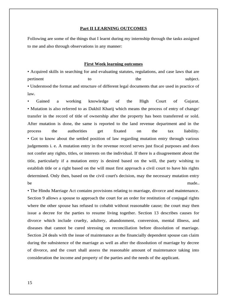 22bbl120 Part II Learning Outcomes | PDF | Cheque | Judiciaries