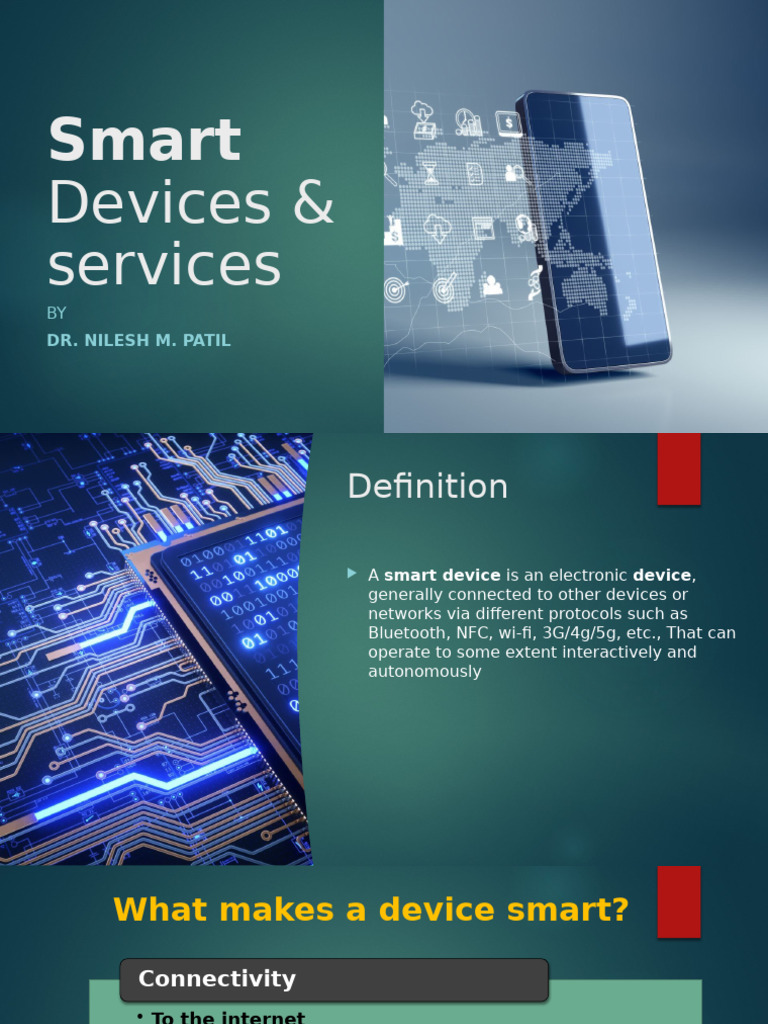 Chapter2 SmartDevices Services | PDF | Peer To Peer | Client–Server Model