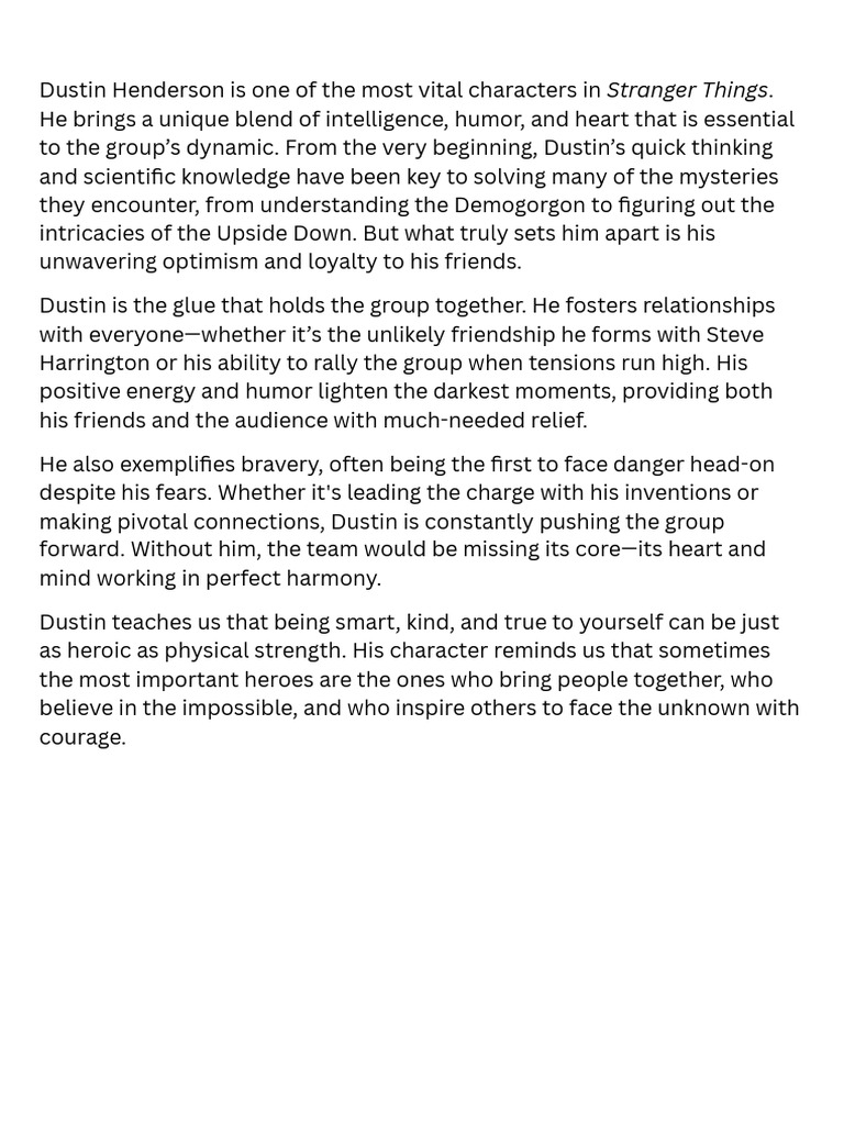 Stranger Things | PDF