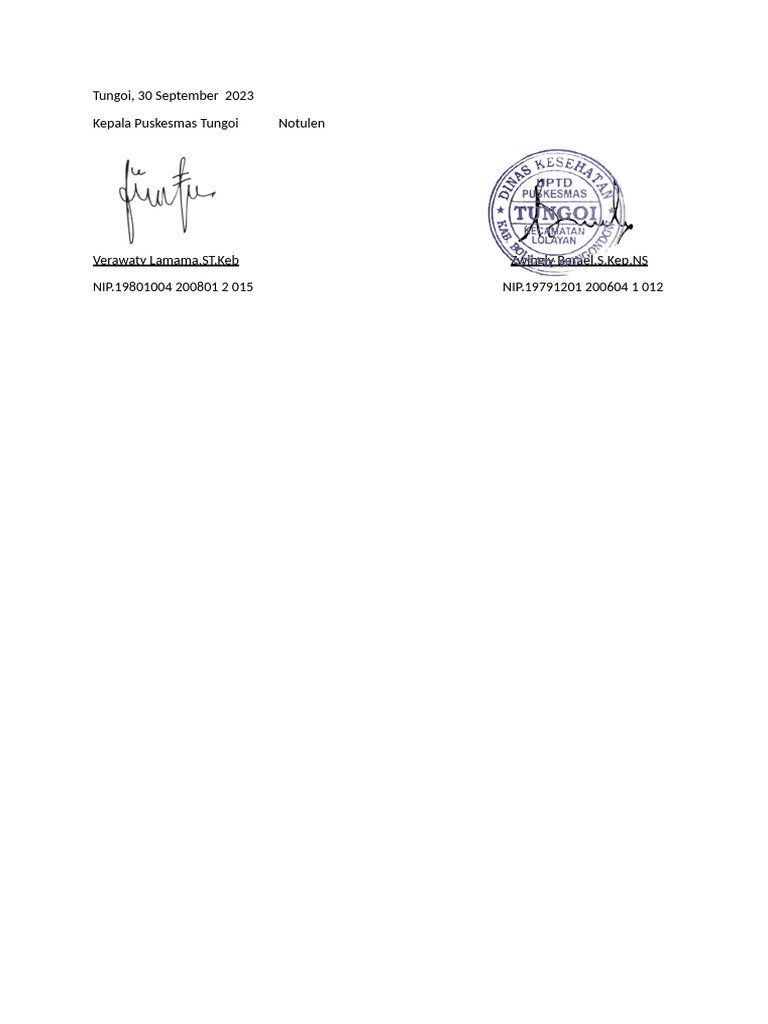 Cap TTD Papa Iki | PDF