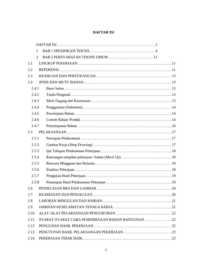 Rev Tim Teknis 2 Rks Dan Spektek Pekerjaan Atap Kolam Renang THR Kramat | PDF
