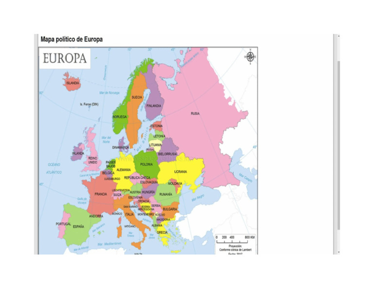 Mapa de Europa | PDF