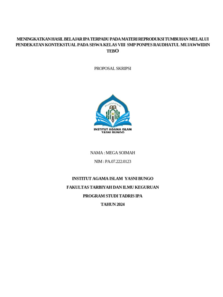 Metode Skripsi Mega(1) | PDF