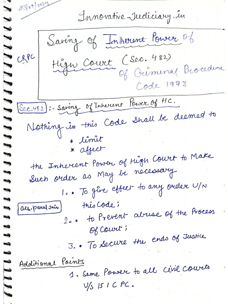 crpc important sec | PDF