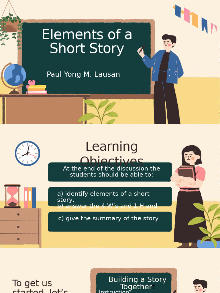 Elements of a Short Story | PDF | Plot (Narrative) | Storytelling