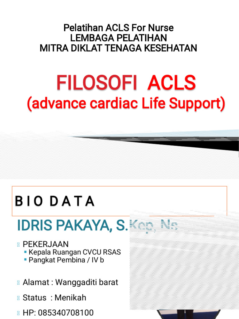 FILOSOFI ACLS Oke | PDF | Pengembangan Diri | Kesehatan Holistik