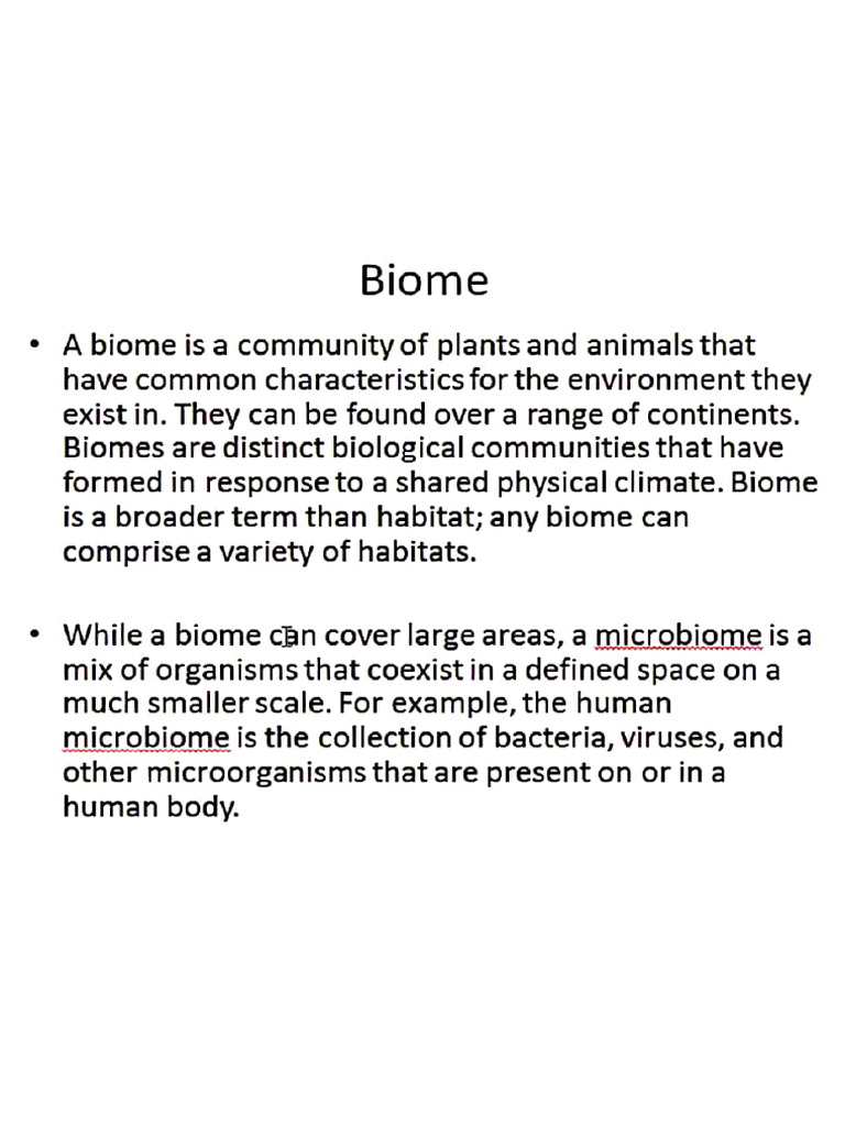 Biome (AIB)5 | PDF