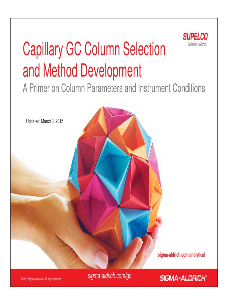 Seminar GC Column Selection | PDF | Gas Chromatography | Chromatography