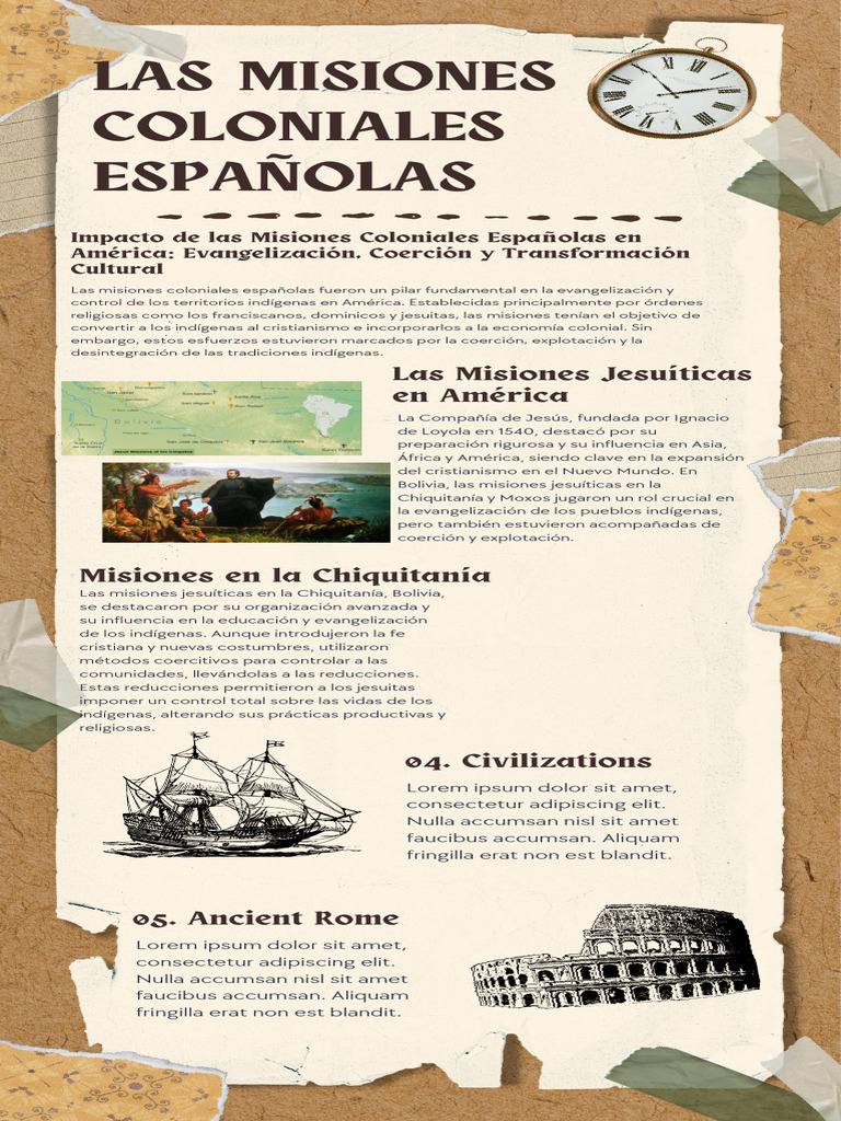 Brown and Cream Scrapbook Ancient History Infographic | PDF