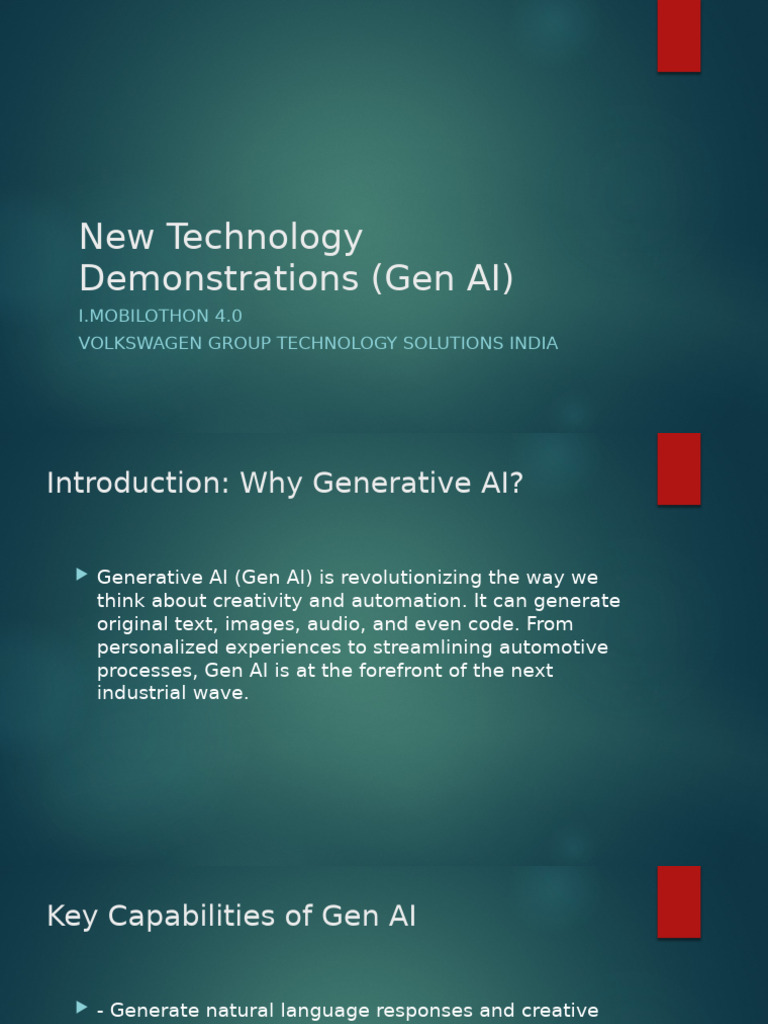 Generative AI in Automotive Innovation | PDF