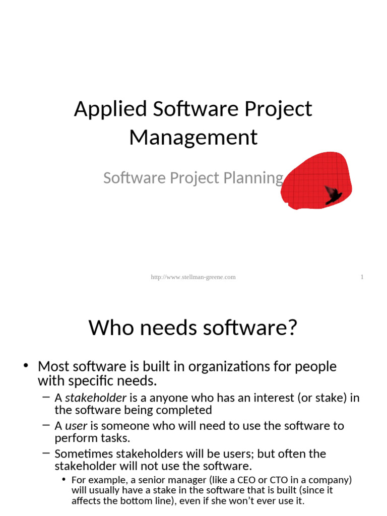 Software Project Planning | PDF | Project Management | Business
