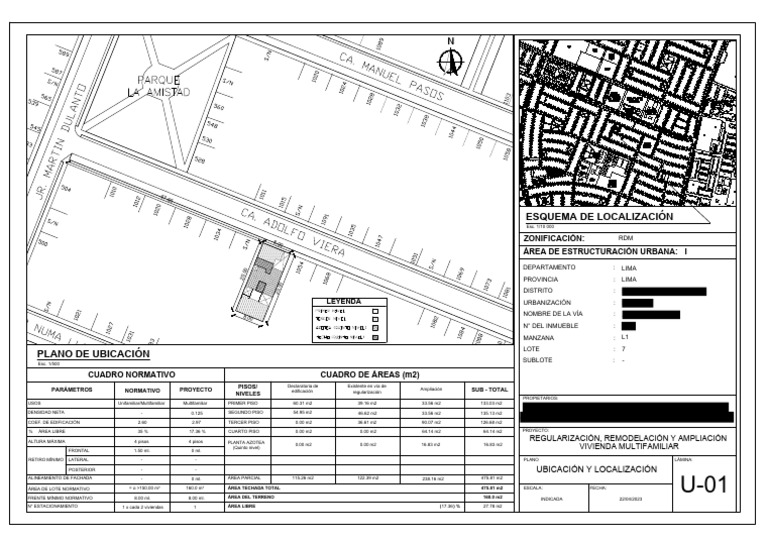 Plano de Ubicacion (a3) | PDF | Planificación | Planificación urbana