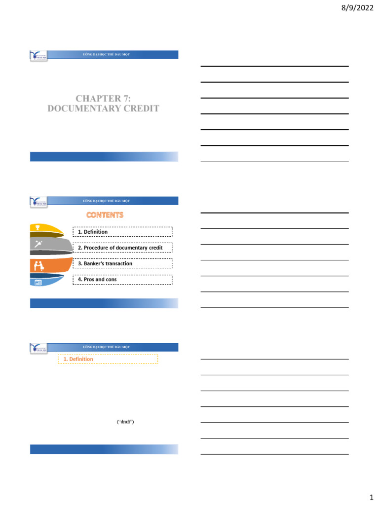 CHAP 7 LC | PDF | Letter Of Credit | Business