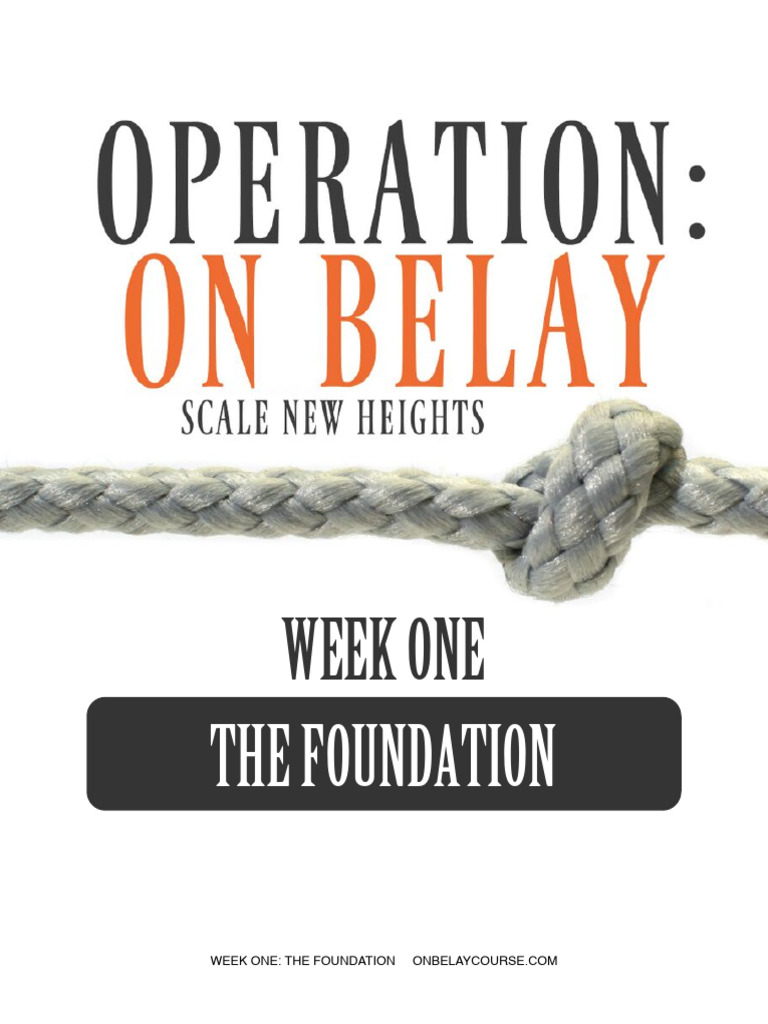 On Belay Week One | PDF