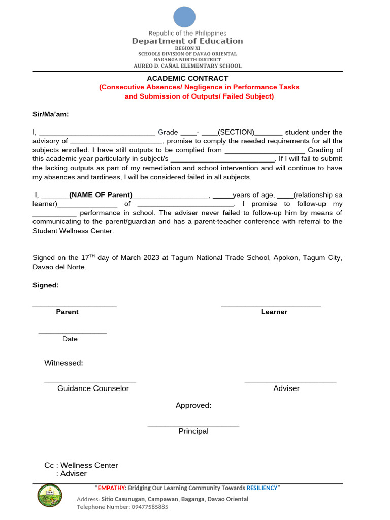 academic-contract | PDF