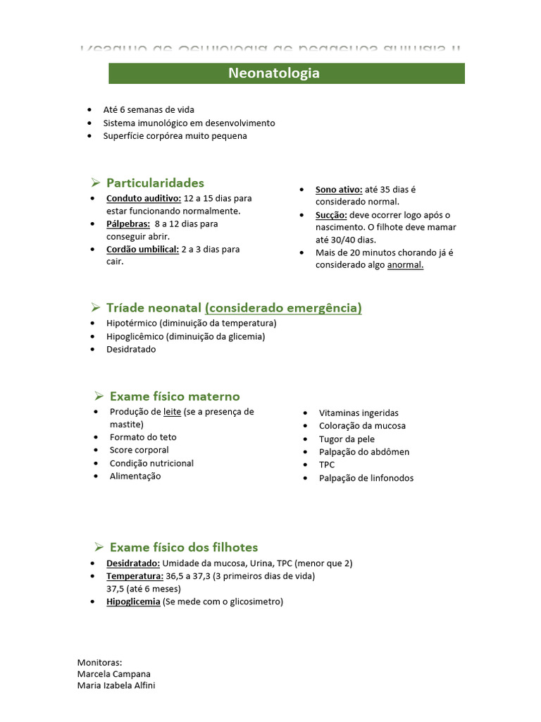 Resumo de Semio | PDF | Especialidades médicas | Medicina Clínica