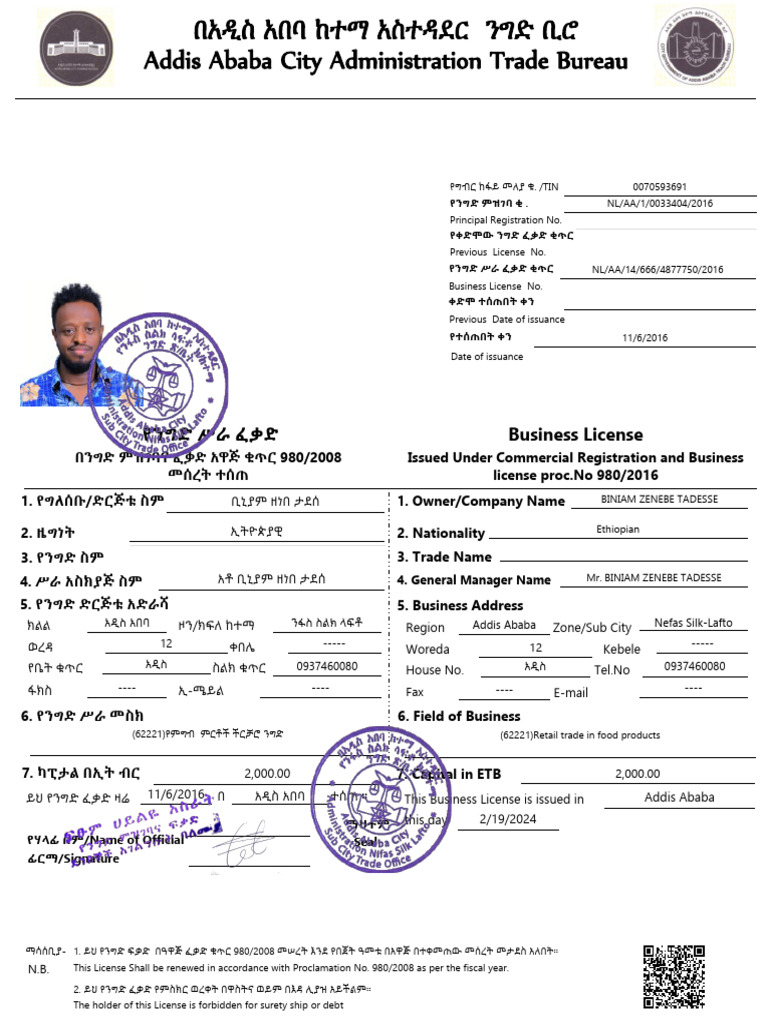 Business License | PDF