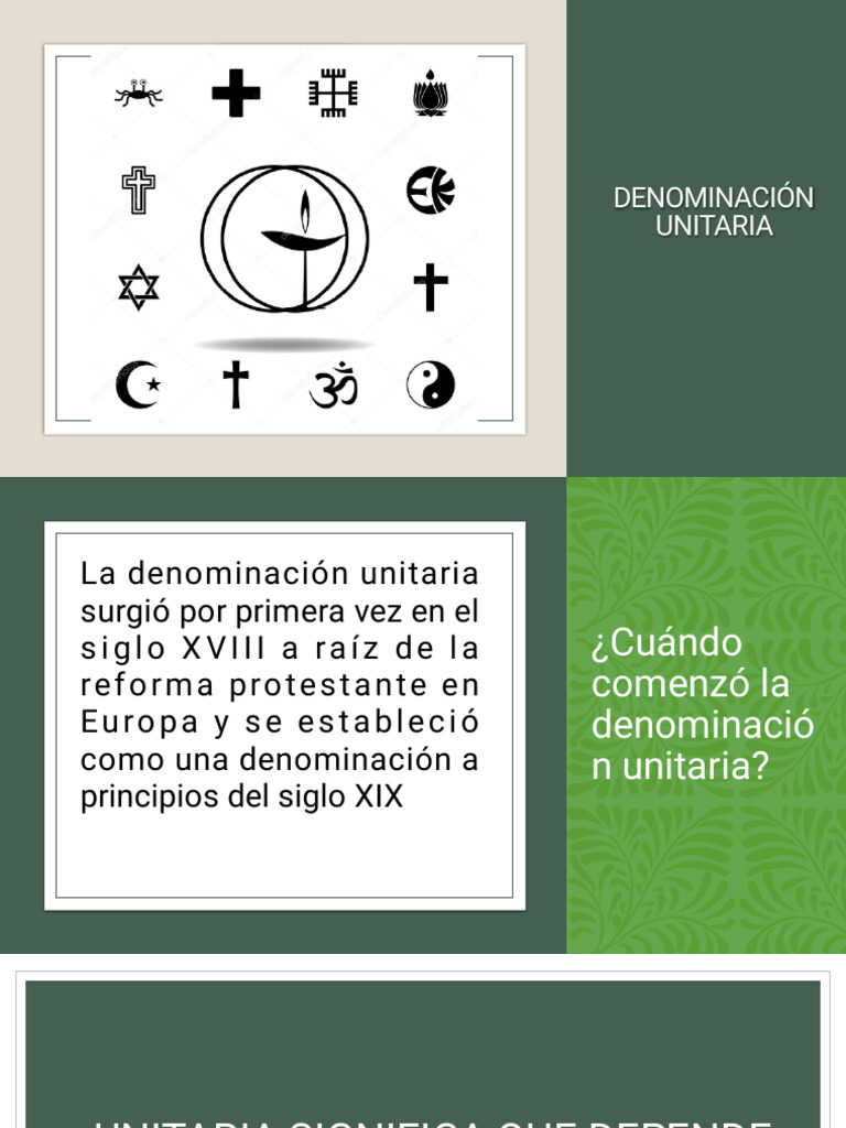 Historia del Unitarismo y sus Fundadores | PDF | Filosofía