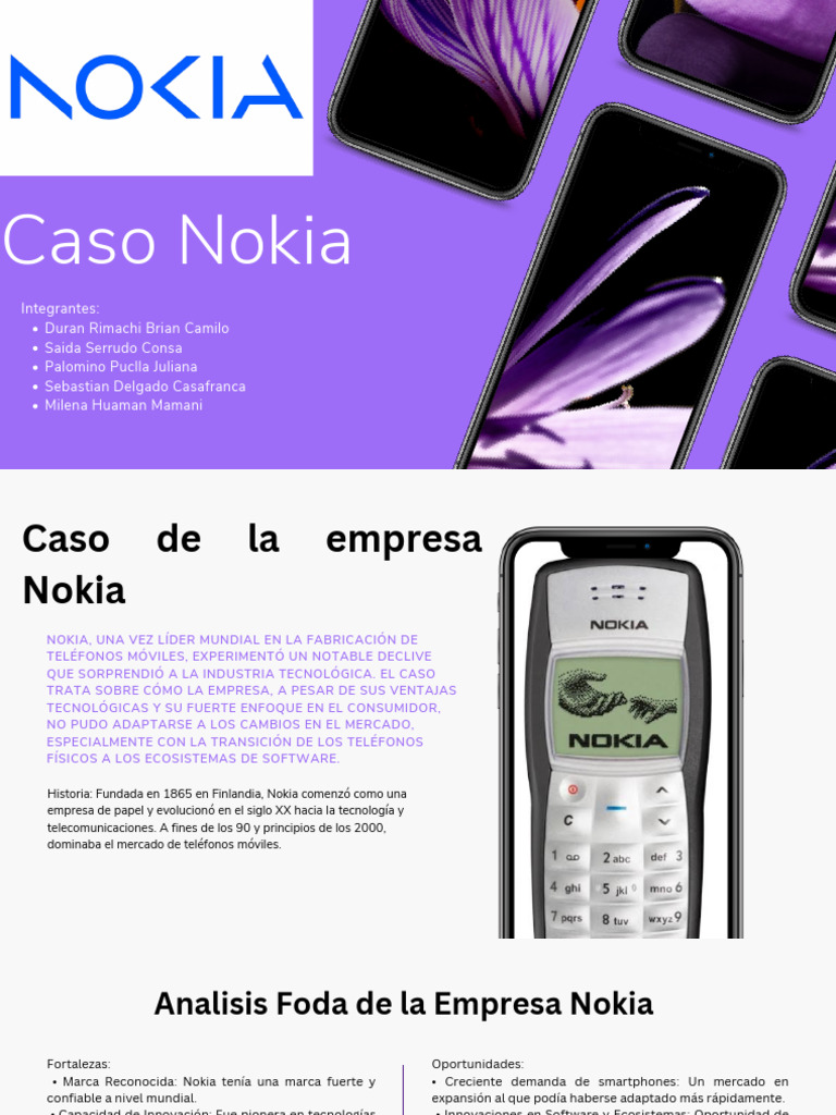 Caso Nokia. | PDF | Smartphone | Nokia