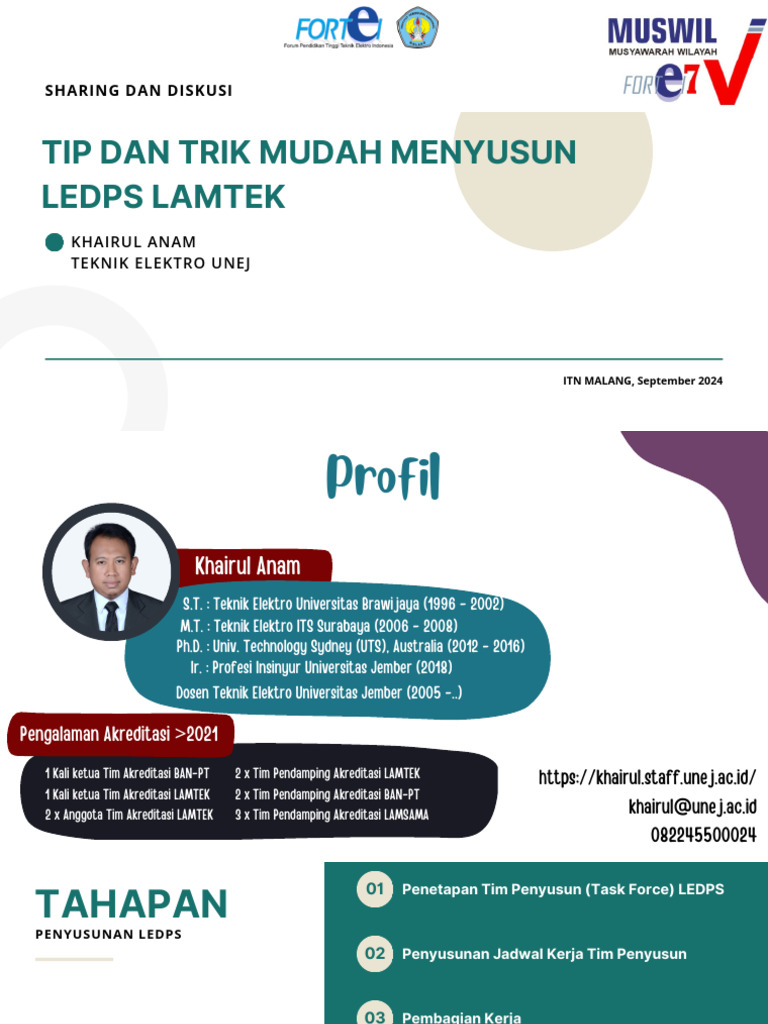 Penyusunan LEDPS LAMTEK 2024 | PDF | Komputer