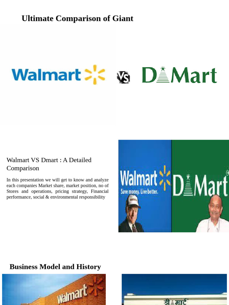 Dmart Vs Walmart | PDF | Walmart | Retail