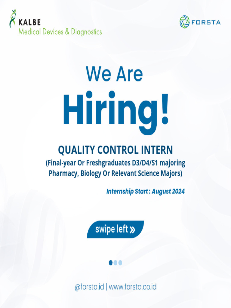 QC Intern Flyer Forsta Kalmedic Global 1722935570 | PDF
