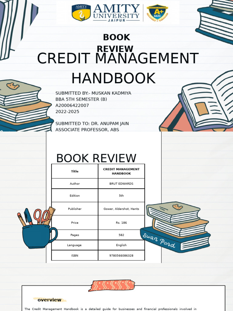 Credit Management Handbook Review | PDF | Factoring (Finance) | Credit