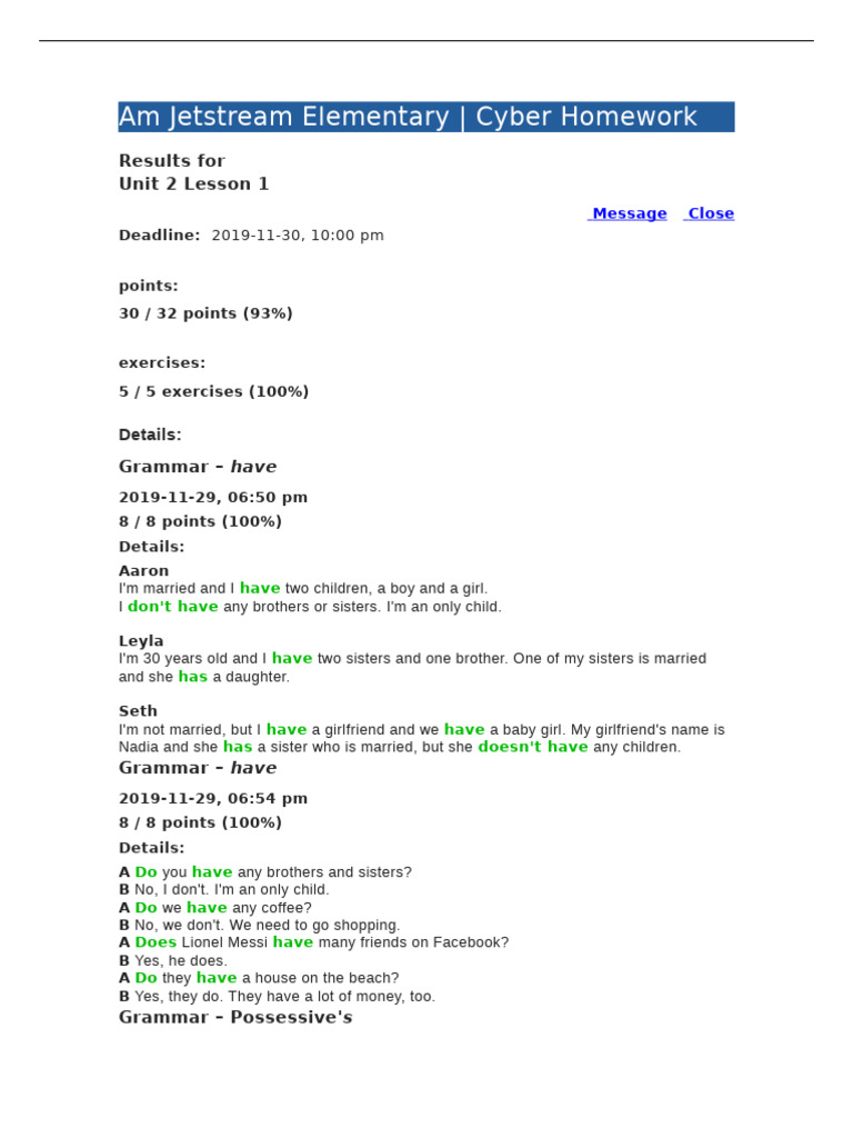 Unit 2 Lesson 1 | PDF