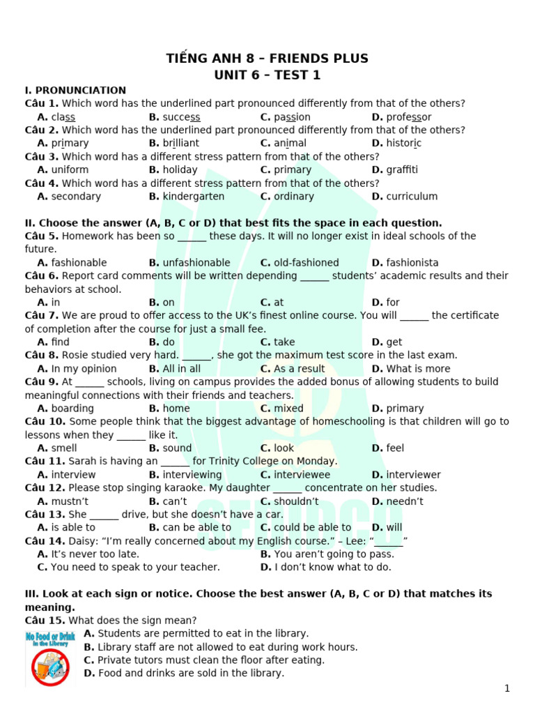English 8 Unit 6 Test 1 Review | PDF | Educational Technology | Learning