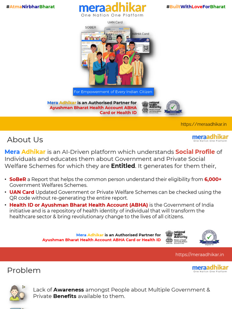 Mera Adhikar Presentation | PDF | Computing | Information Technology