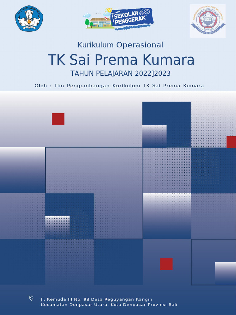 Kurikulum Operasional TK Sai Prema 2022/2023 | PDF