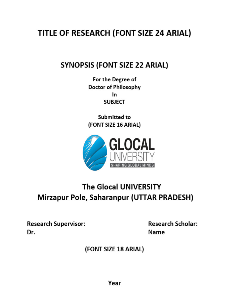 1.2 Approved First Page of Research Synopsis | PDF
