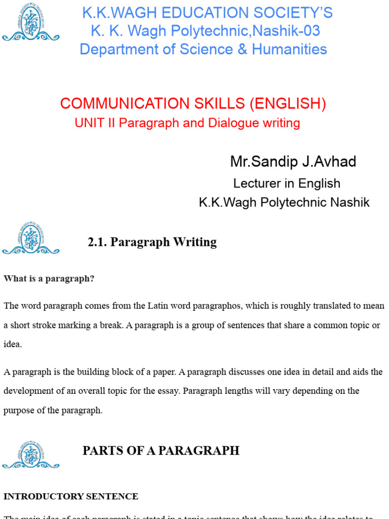 2.1. Paragraph Writing - T1723532979517 | PDF | Paragraph | Internet