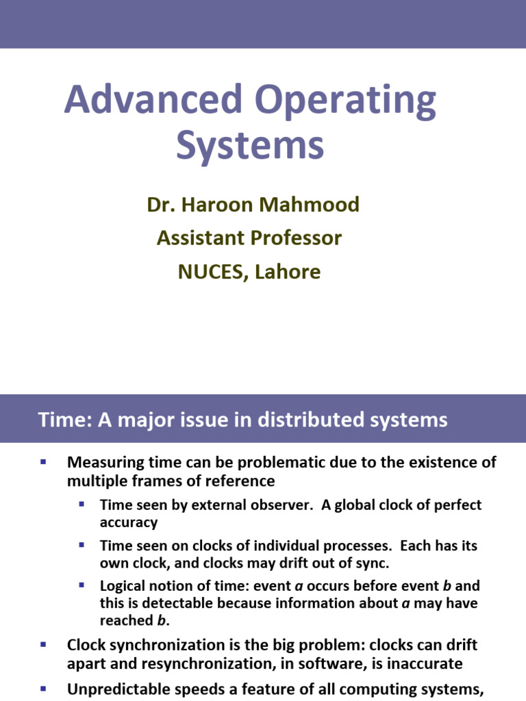 Logical Clocks And Consensus Algorithms Pdf Computer Engineering