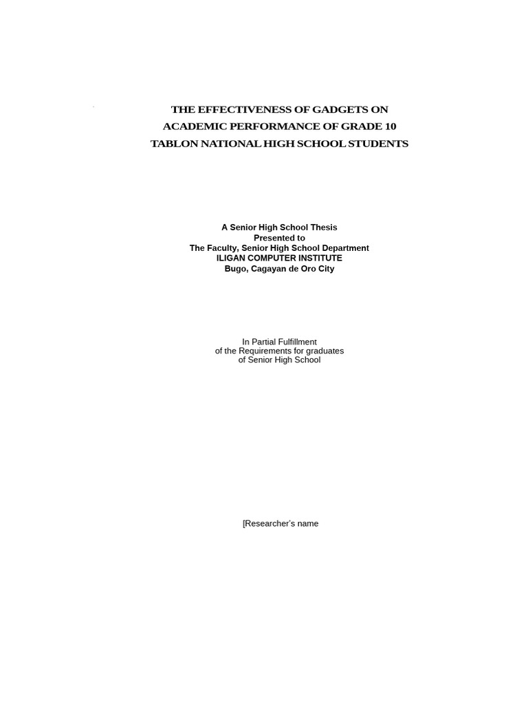 FORMAT-OF-THESIS | PDF | Survey Methodology | Causality