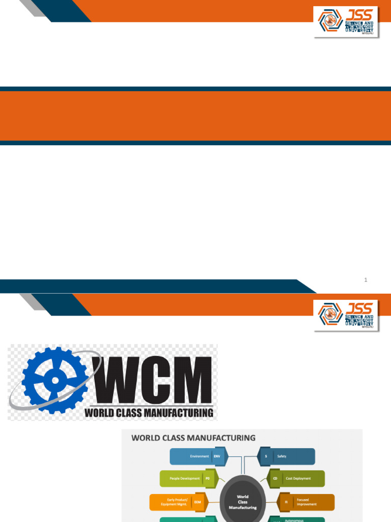 UNIT1_WCM | PDF | Lean Manufacturing | Business Process