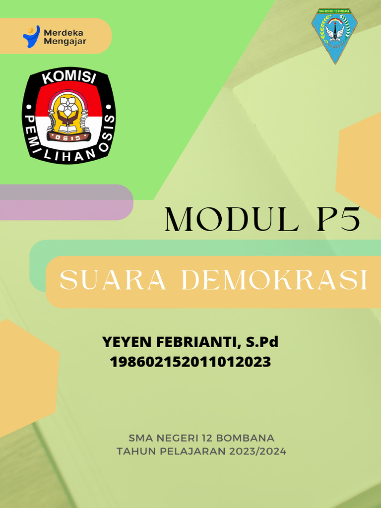 Modul P5: Suara Demokrasi SMA 12 Bombana | PDF