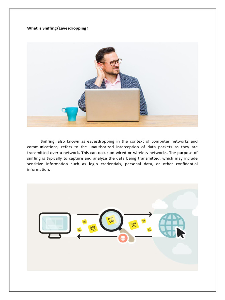 sniffing | PDF | Security | Computer Security