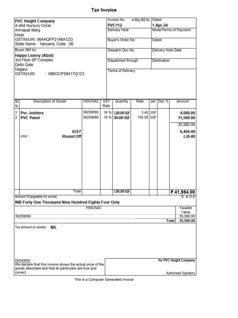 22 - Practice Notes | PDF | Invoice | Taxes